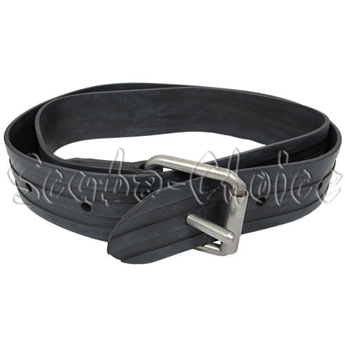 SpearFishing Free Dive Heavy Duty Rubber Weight Belt w/ SS Buckle (61 ...
