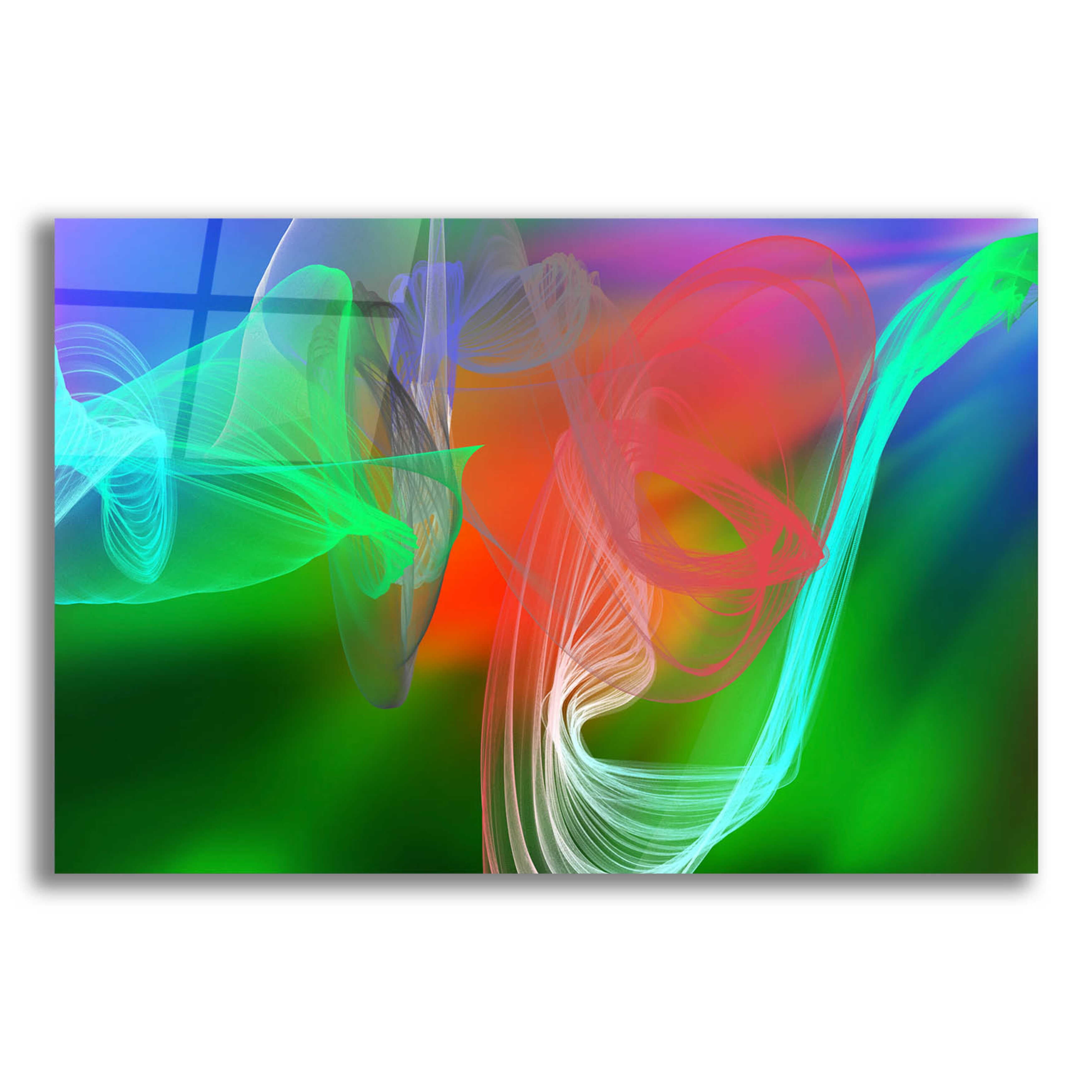 Epic Art 'Inverted Color In The Lines 8' by Irena Orlov Acrylic Glass ...