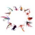 EDFRWWS Wool and Stainless Steel Fishing Lure 12 Pieces - Walmart.com