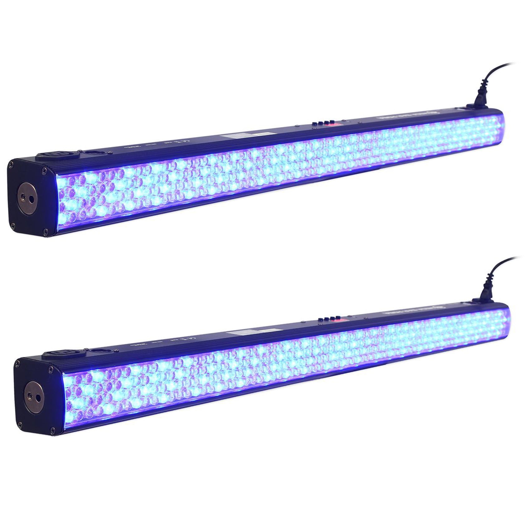 2) American DJ MEGA BAR RGBA 42" Inch RGBA Wash Lights w/ DMX or RF ...