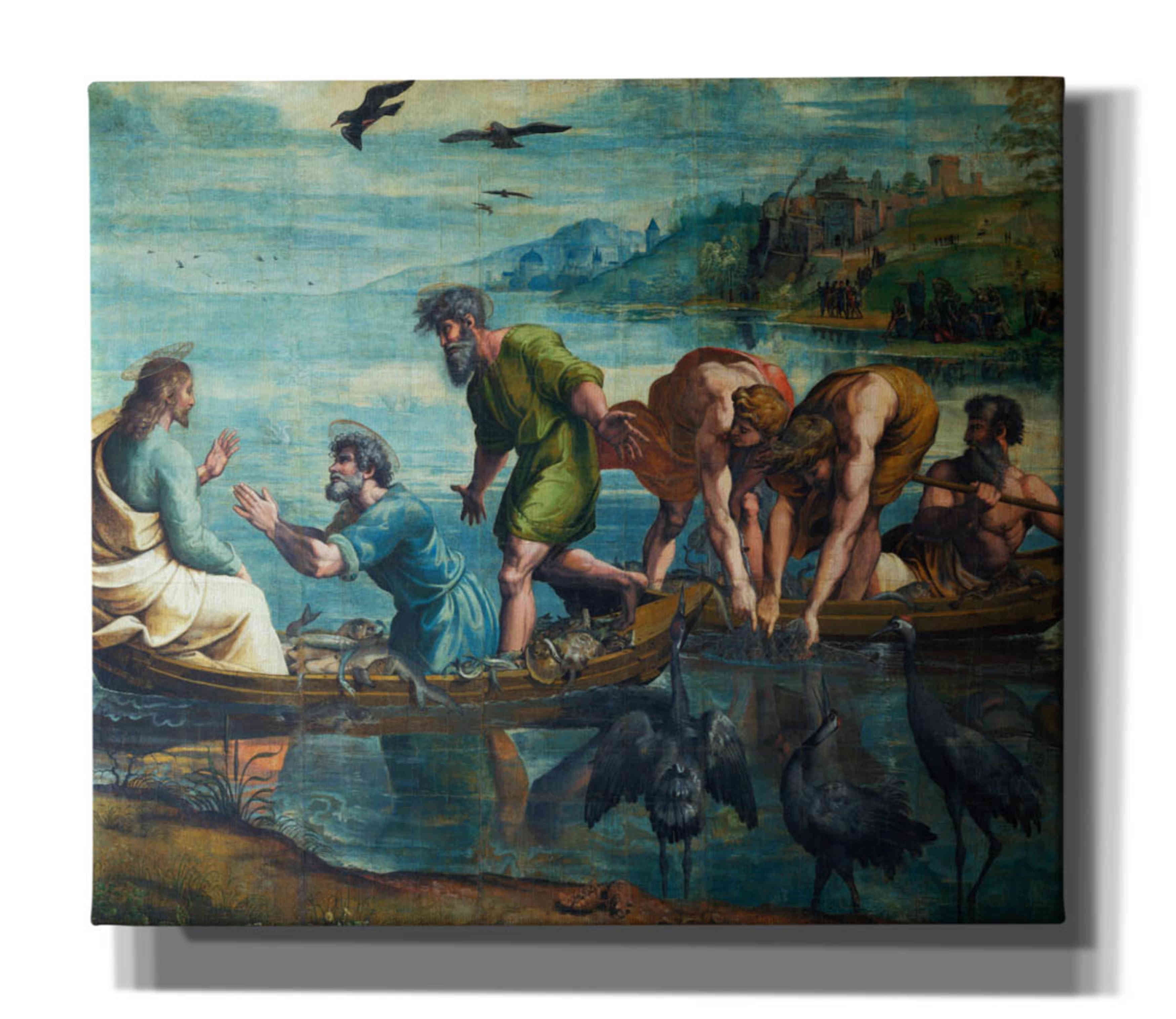 Epic Graffiti 'The Miraculous Draught of Fishes' by Raphael, Canvas ...