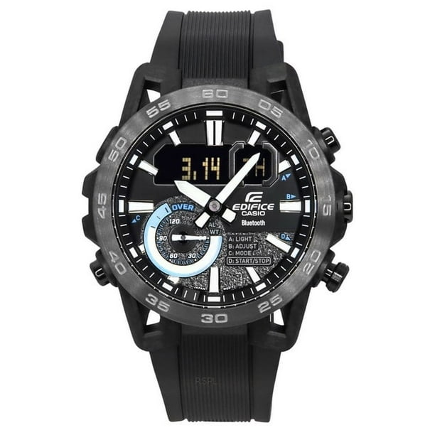 Casio Edifice Sospensione Smartphone Link Bluetooth Analog Digital Black Dial Quartz ECB-40PB-1A ...