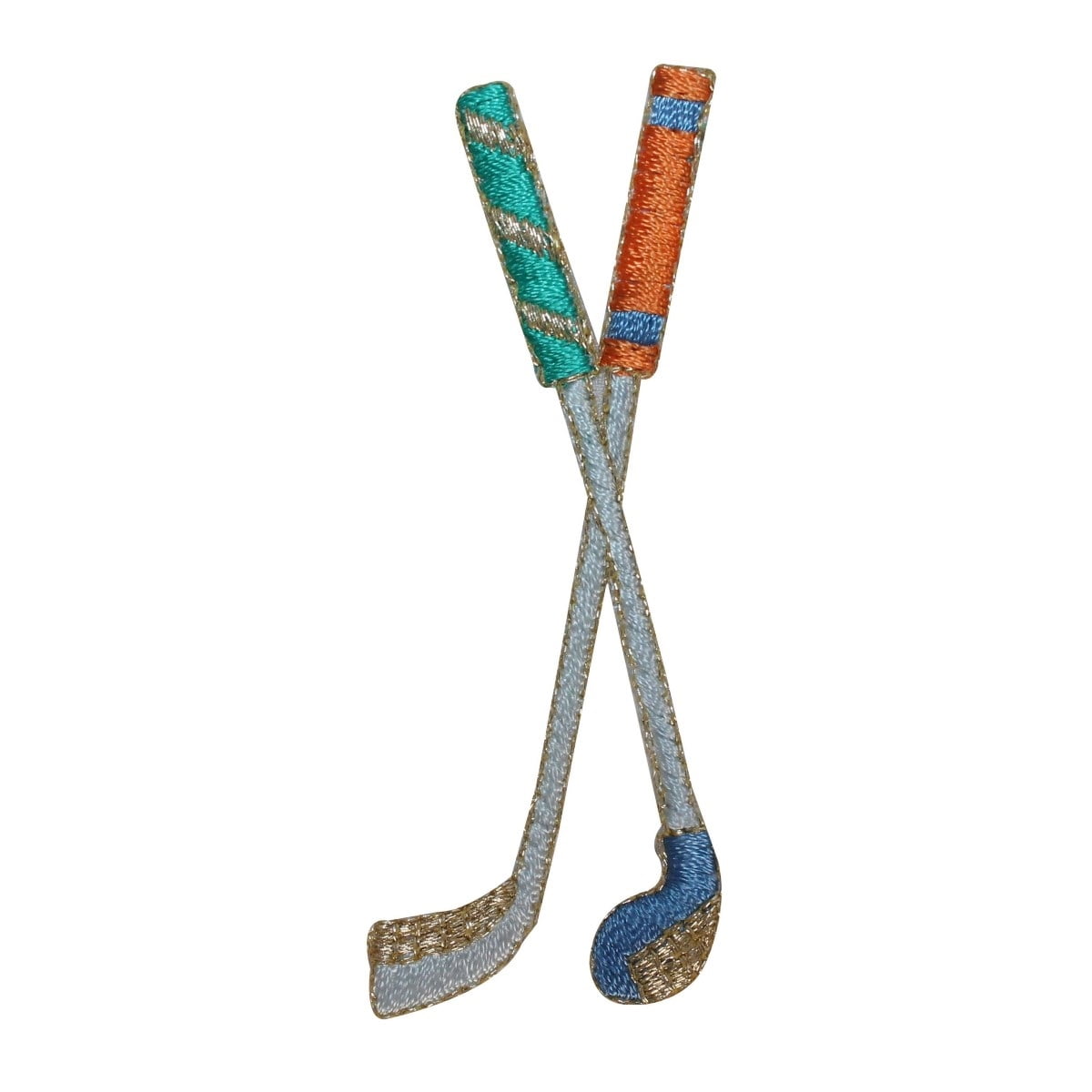ID 1547 Crossed Golf Clubs Patch Driver Putter Craft Embroidered IronOn ...