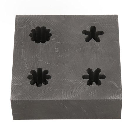 Graphite Mould, Smoother Surfaces Thermal Conductivity 4 Shapes Flower ...
