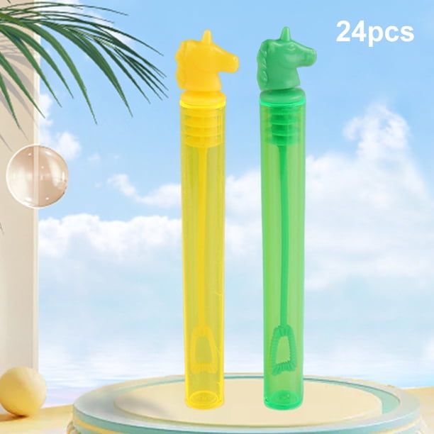 Mymisisa Colorful Bubble Stick Sets Unicorn Shaped Cartoon Bubble Wands ...