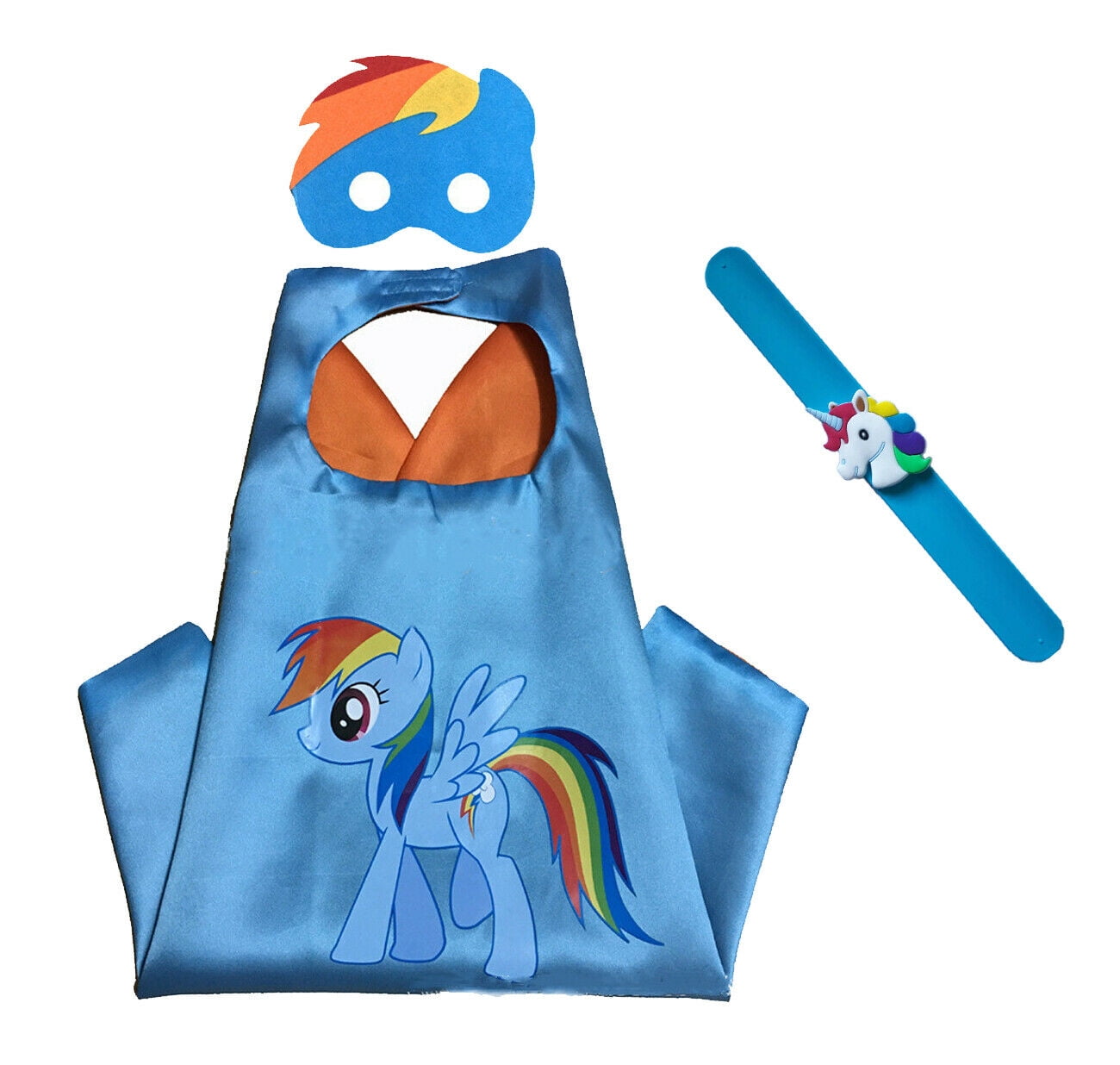 My Little Pony Costumes-Cape, Mask, and Bracelet - Walmart.com