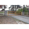 Estate Swing DIY 3 Rail Wood Farm Gate Kit for Yard, Driveway, Outdoor ...