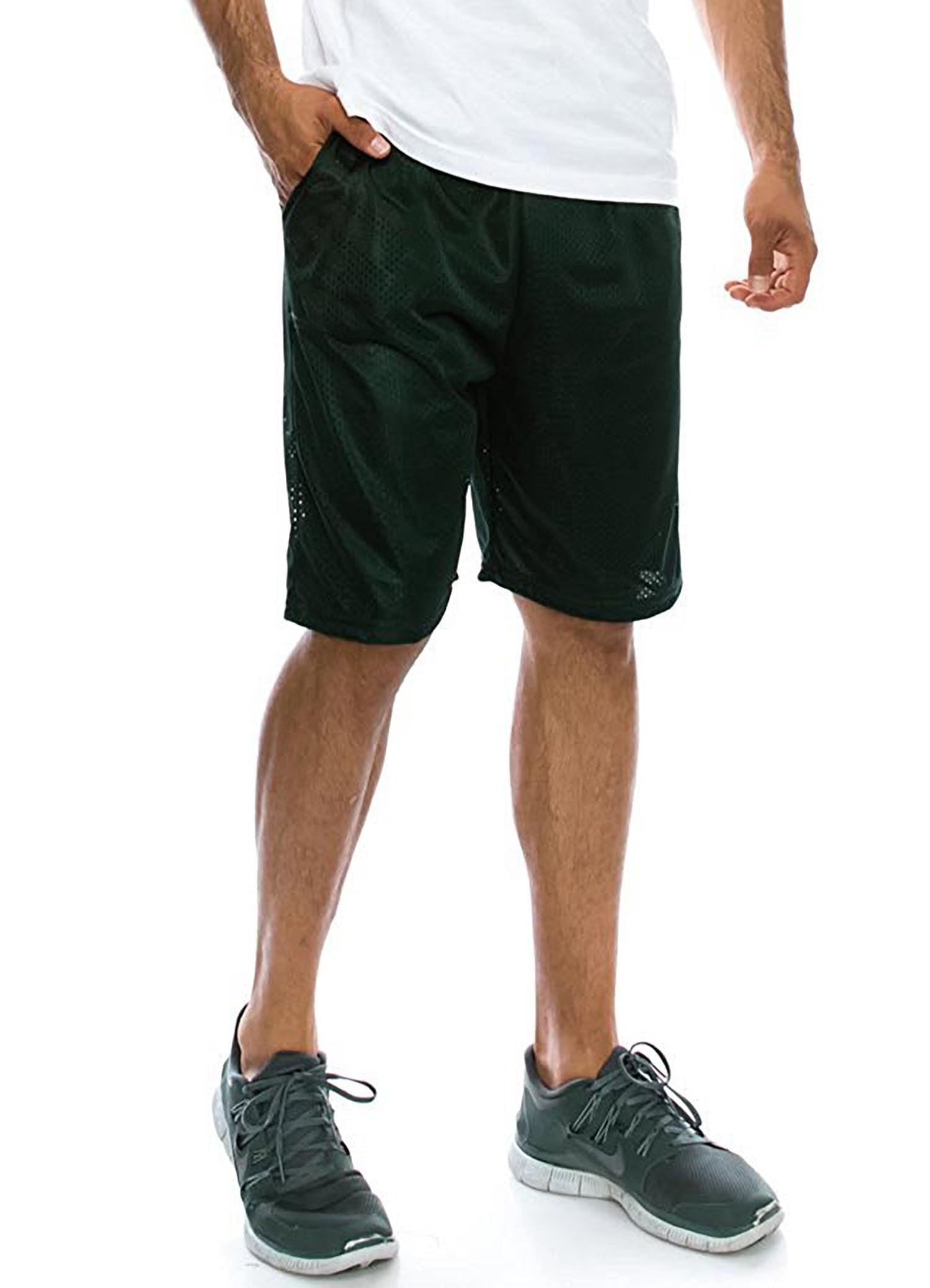 Ma Croix Men's Mesh Basketball Shorts with Pockets Big and Tall ...