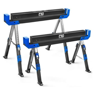 WEN 600-Pound Capacity Portable Clamping Saw Horse and Work Bench ...