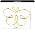 30Pcs Butterfly Shape Metal Paper Clip For Document Note Card Picture ...