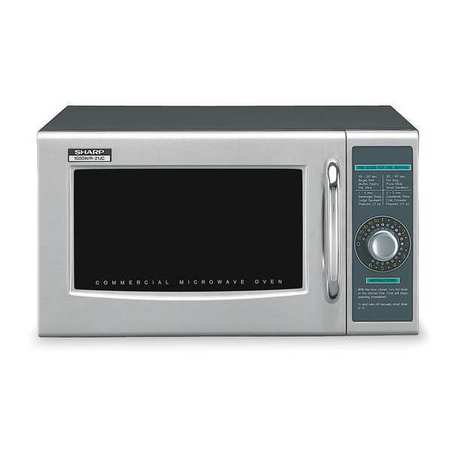 Sharp R21LCF Commercial Professional Microwave Oven, Digital Timer ...