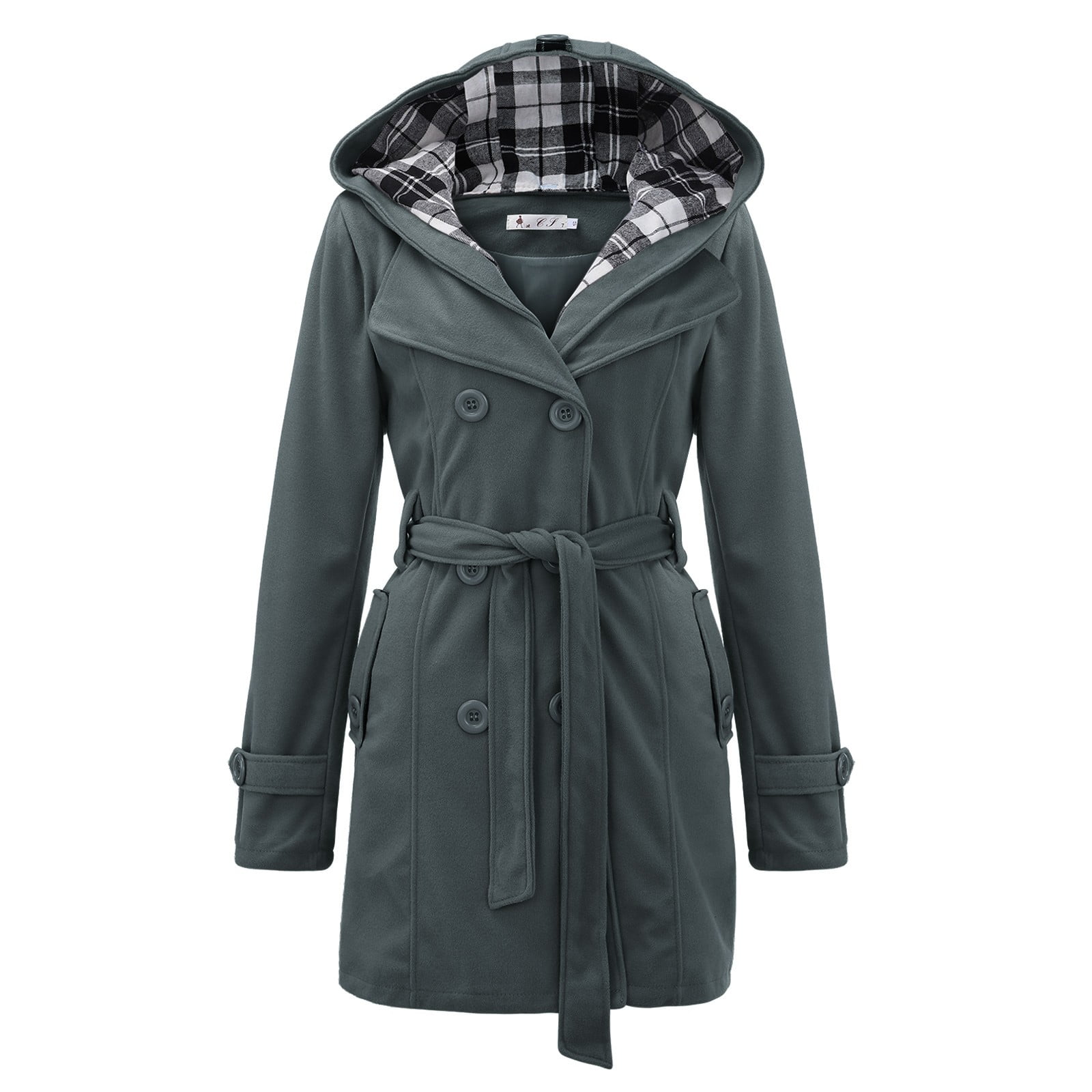 Click here for Linyuppp Plus Size Womens Hooded Double Winter Coa... prices