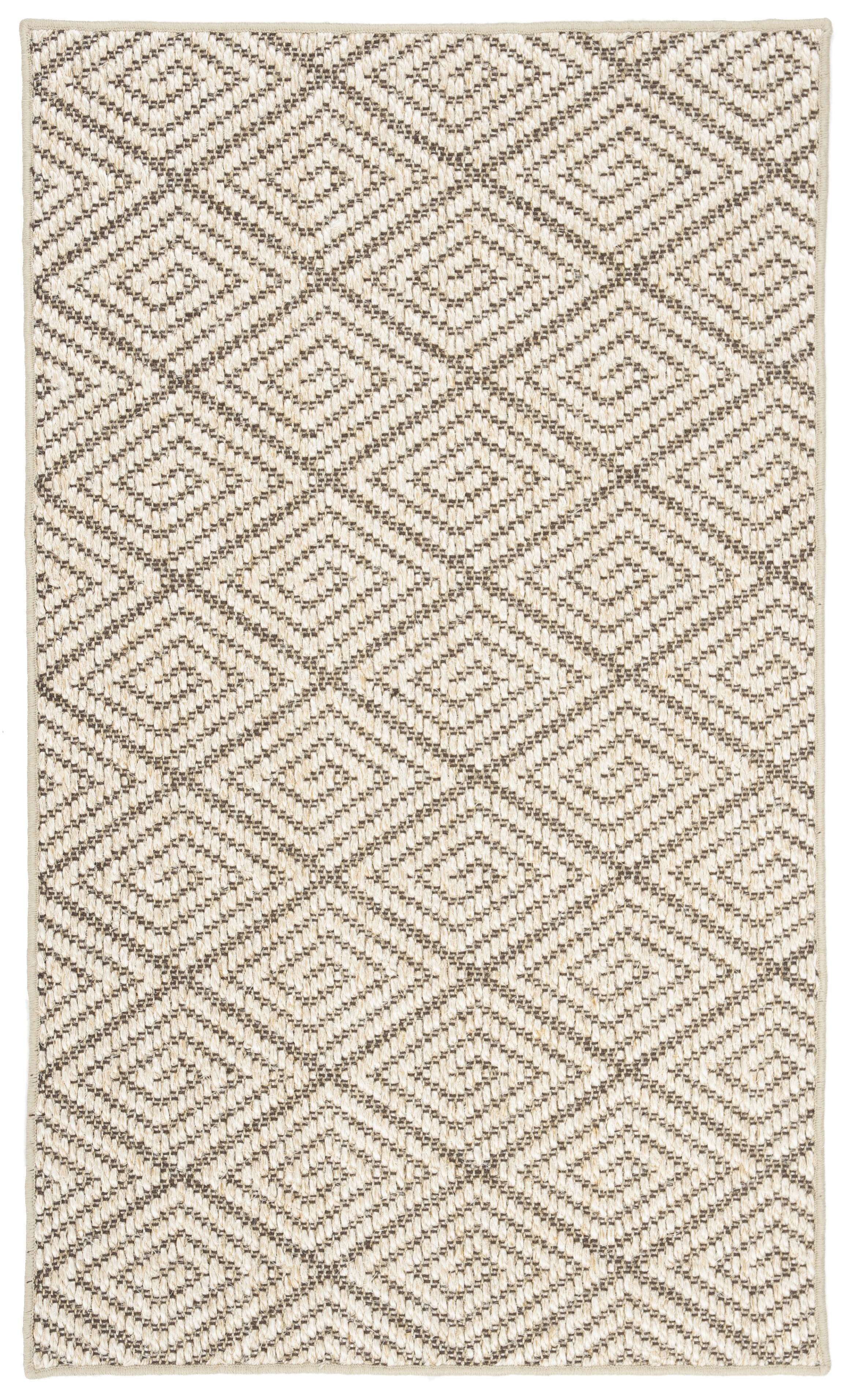 SAFAVIEH Palm Beach Stars Geometric Diamonds Sisal Area Rug, Beige ...