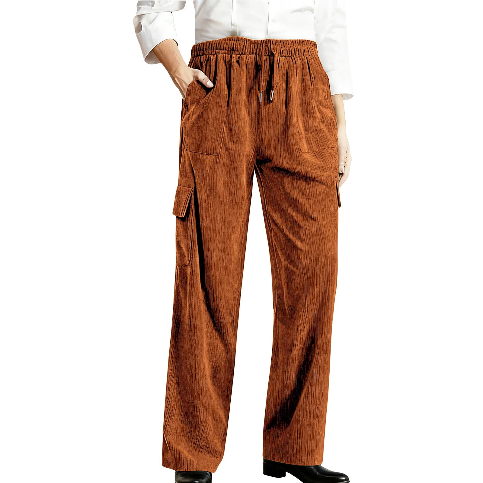 Click here for Breezora Womens High Waisted Corduroy Casual Pants... prices