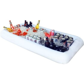 VINGLI 80 Quart Wagon Rolling Cooler Ice Chest, w/Long Handle and 10 ...