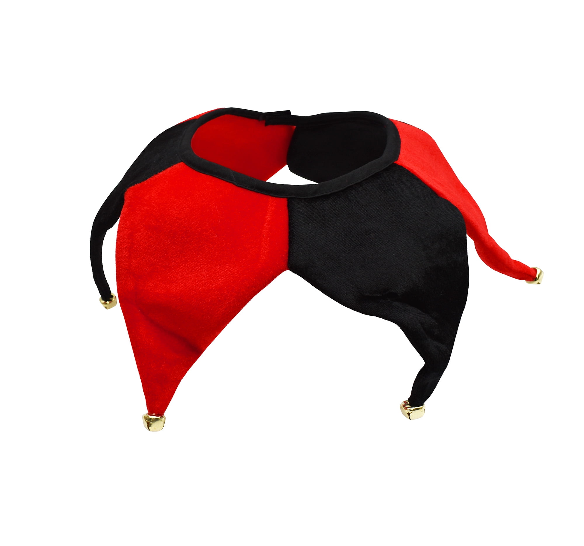 Black And Red Jester Hat