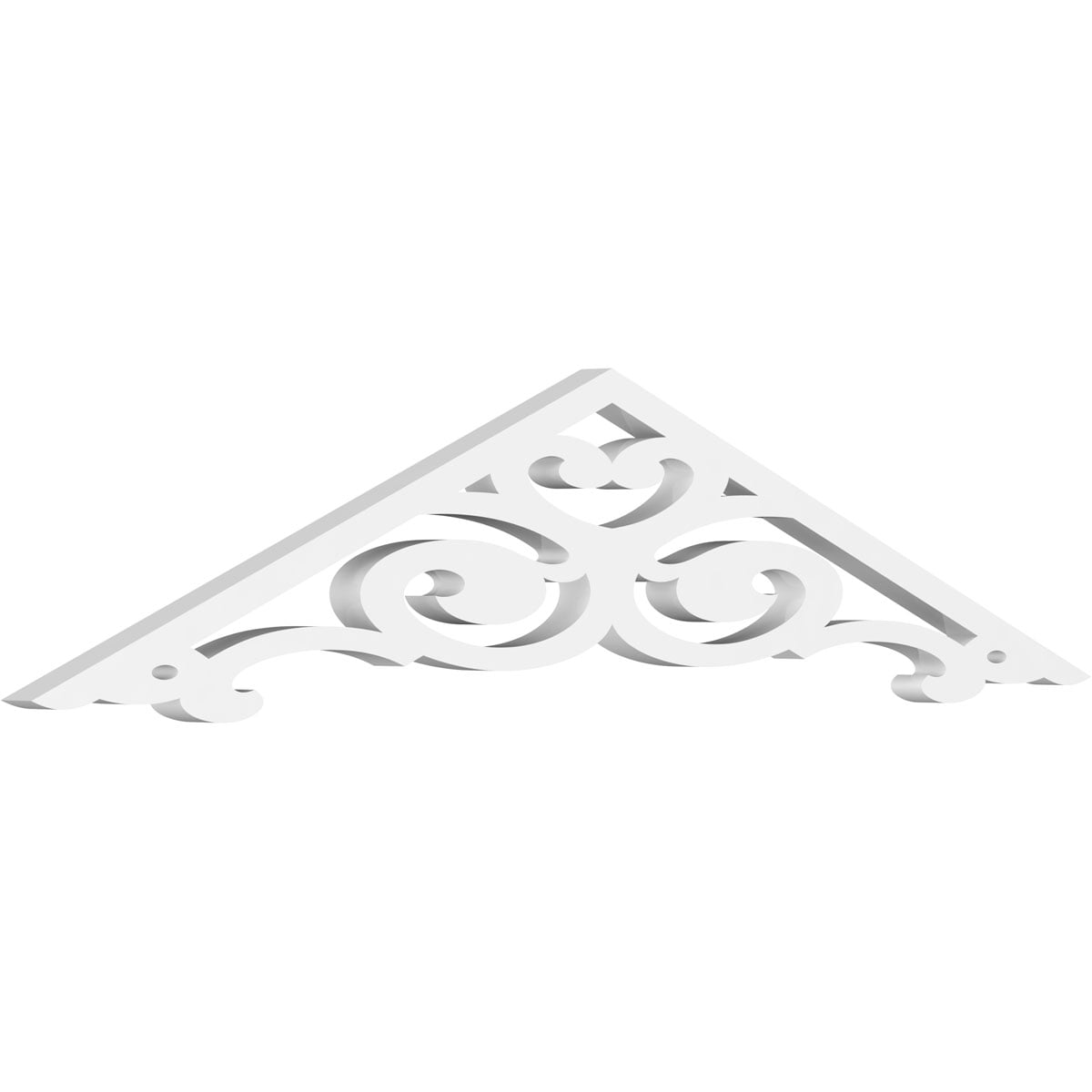 36 W X 7 1 2 H X 1 P 5 12 Pitch Hurley Architectural Grade PVC Gable