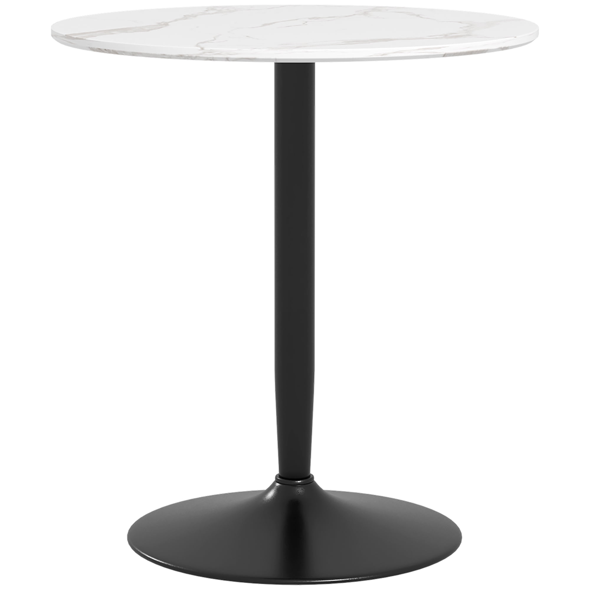 Click here for Homcom Round Dining Table With Steel Base  Non-Sli... prices