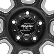 Pro Comp 35 Series Predator, 17x8.5 Truck Rims with 5 on 5 Bolt Pattern ...