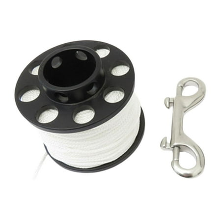 Scuba Diving Reel, Scuba Spool Finger Reel with High Visibility White ...