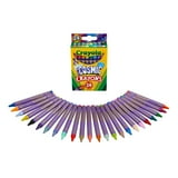 Crayola Cosmic Sparkle Crayons, Pearl & Glitter Colors, 24 Count ...