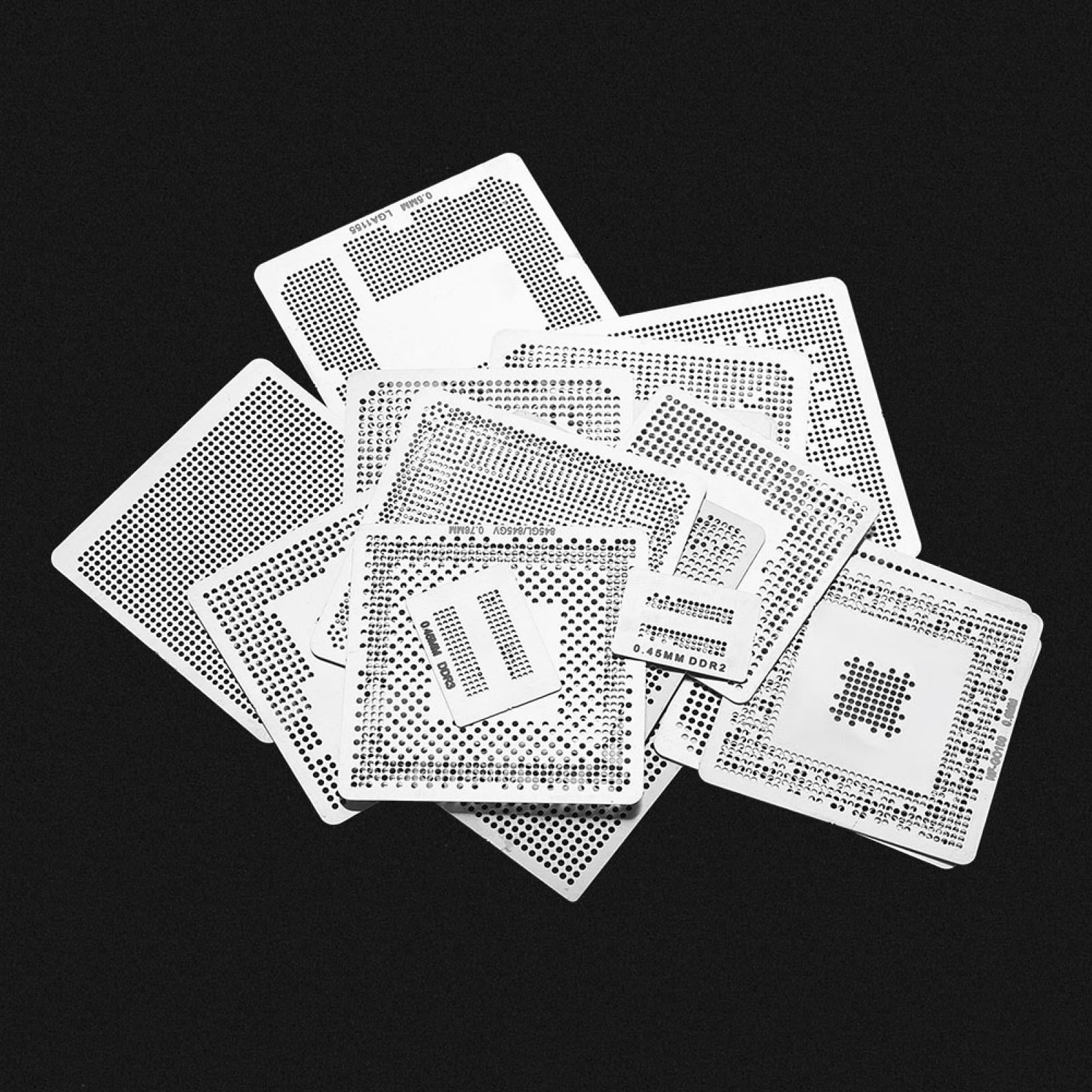 Buy YOUTHINK BGA Reballing Stencils, BGA Stencils Template, Template ...