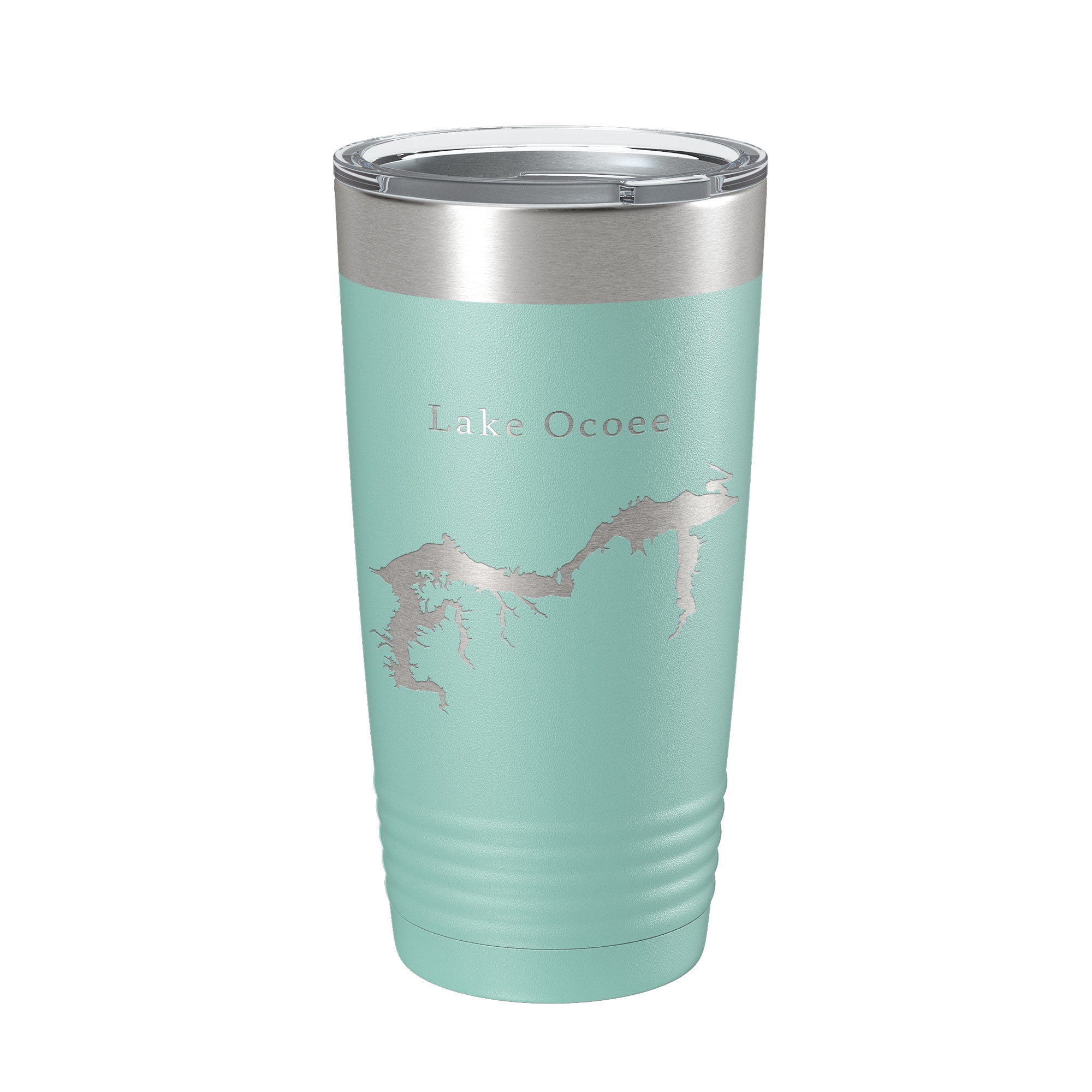 Lake Ocoee Map Tumbler Travel Mug Insulated Laser Engraved Coffee Cup ...