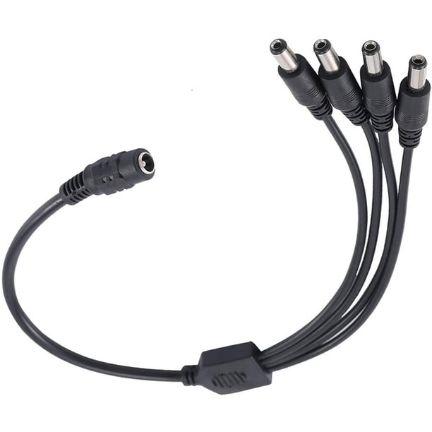 COOLM 1 to 4 Way DC Power Splitter Cable Cord Output Power Splitter ...