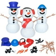 Build Buddiez: Snowman Craft Kit 6 Pack – Build-Play-Display, Customize ...