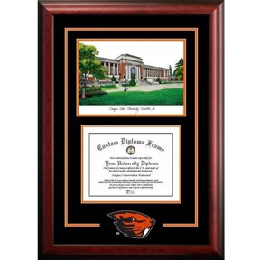 University of Oregon 8.5" x 11" Gold Embossed Diploma Frame - Walmart.com