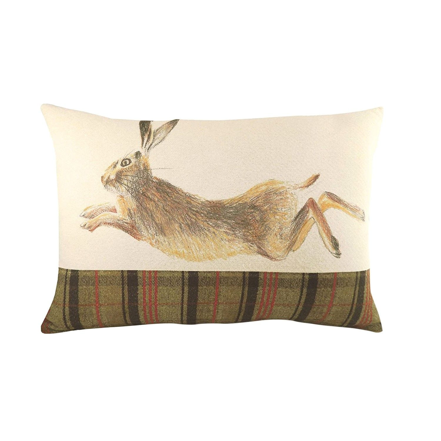 Click here for Evans Lichfield Hunter Jumping Hare Cushion Cover... prices