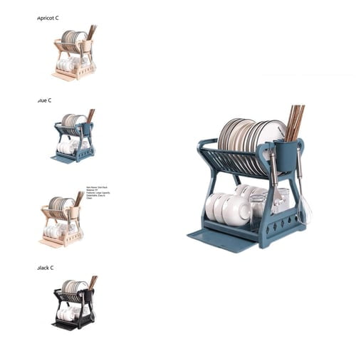 Click here for Unbranded 1 Set Dish Drainer Double Layer Detachab... prices