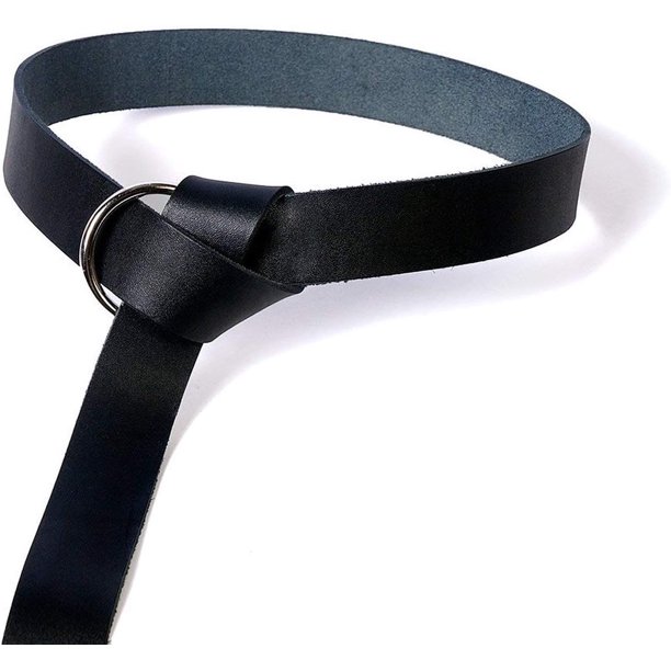 Nauticalmart Leather Belt Medieval Armour Ring Belt Black for Men ...