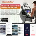 Famistar 4.5HP Portable Folding Running Machine, 15 Level Incline ...
