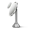 "simplehuman 8"" Sensor Makeup Mirror, 10x Magnify, Cordless, Stainless ...
