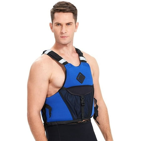 Adult High-End Life Jacket, Large Buoyancy Swimming Life Vest, Kayak ...