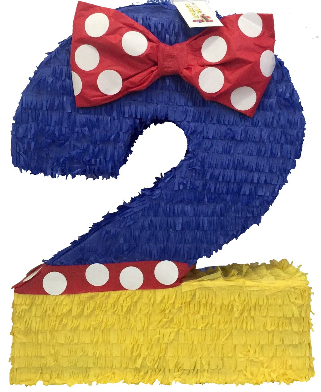 APINATA4U 20'' Tall Multi-Color Number Two Piñata Princess Theme ...