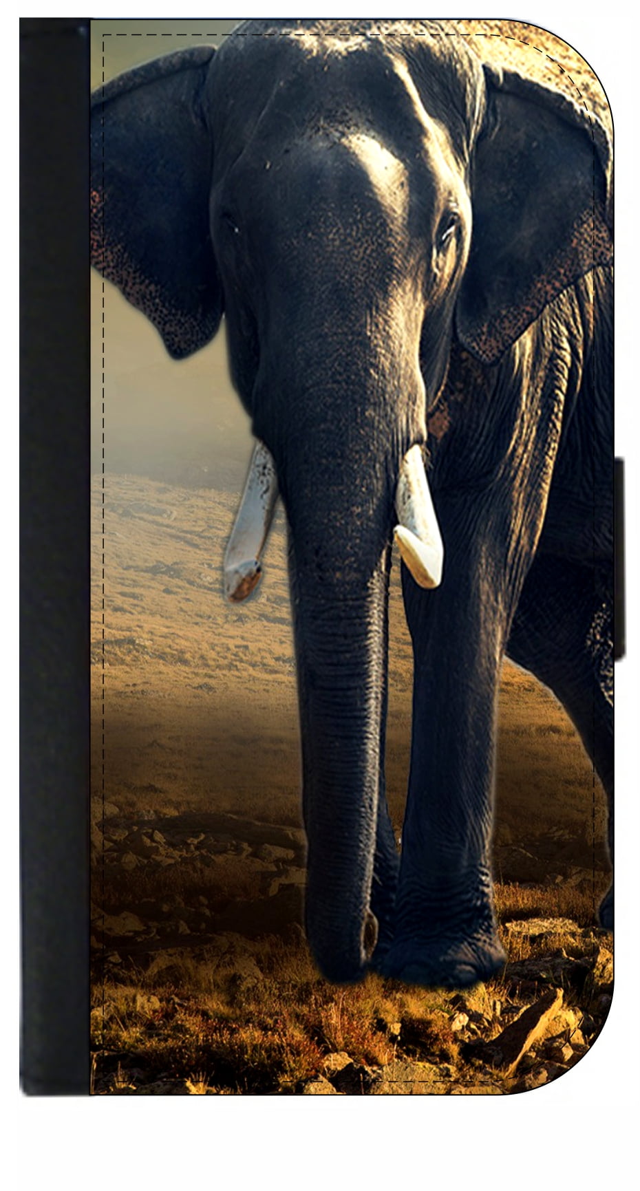 African Elephant Wallet Phone Case for The iPhone 10 XR - iPhone 10 XR ...