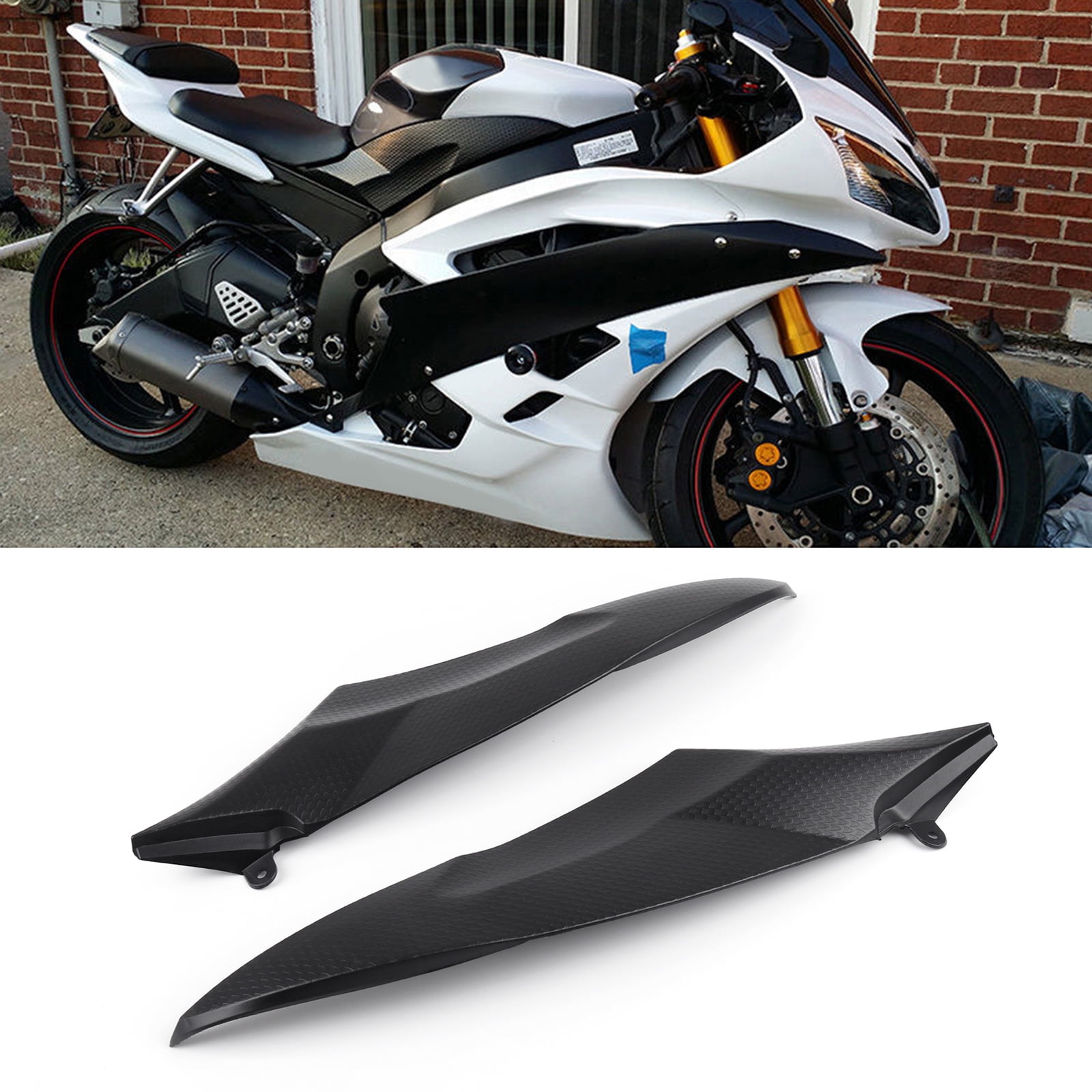 Motor Genic Tank Side Fairing Panel Gas Tank Cover For Yamaha 2006 2007 ...