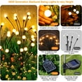 Solar Lights Outdoor(2 Pack-16 LEDs), Solar Garden Lights, Outdoor ...