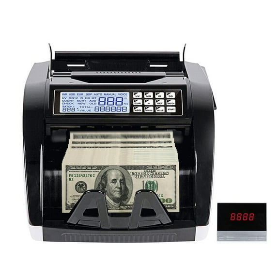 Ribao Technology BCS-160 Banknote Counter Two Pockets Money Counting ...
