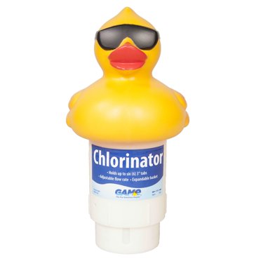 Poolmaster Pool Duck Floating Swimming Pool Chlorine Dispenser ...