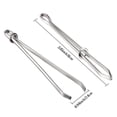 2pcs Stainless Steel Garment Clips Sewing DIY Tools Elastic Band Tape ...
