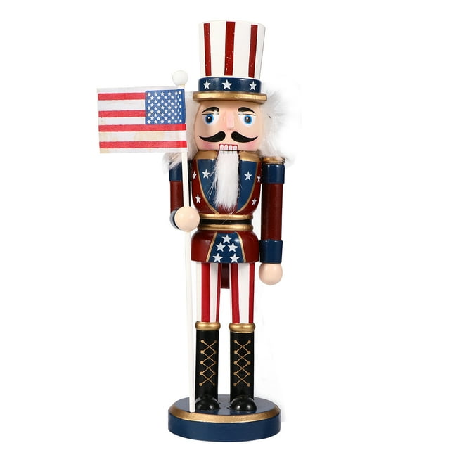 Nutcracker Patriotic Wooden July Day American 4Th Soldier Decoration ...