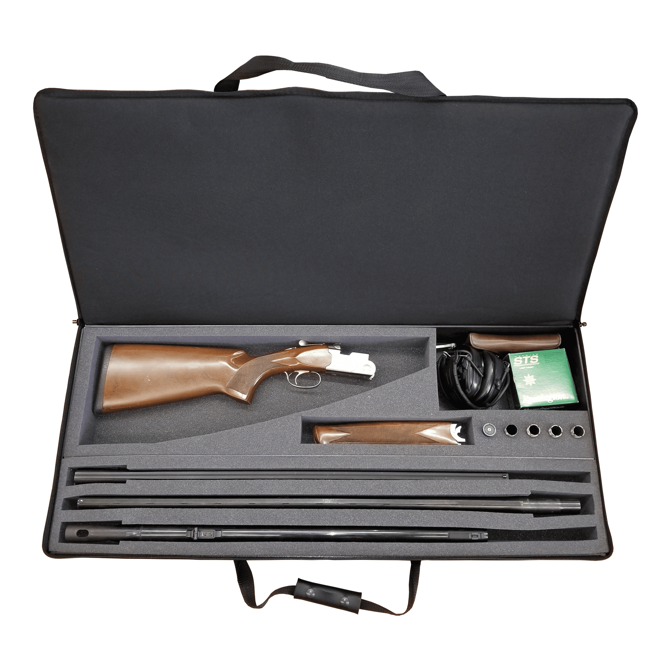 Lakewood Soft-Sided Hard Take Down Shotgun Case 1/2/3 Barrel - Black ...