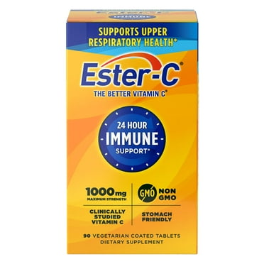 (2 pack) Ester-C 500 mg 24 Hour Vitamin C Tablets for Immune Support ...