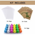 24PCS Hatching Dino Egg Thank You Cards Funny Dinosaur Party Supplies ...
