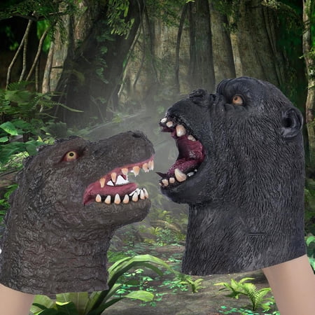 Monster Animal Head Hand Puppet Figure Toys Gloves for Monster Animal ...