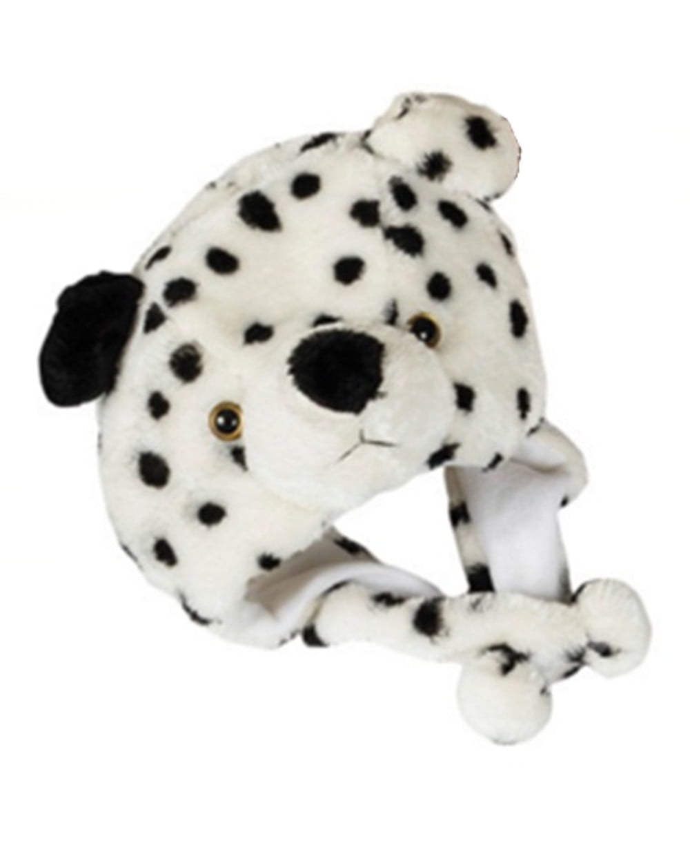 Adults Kids Plush Winter Beanie Dalmatian Dog Animal Zoo Hat Costume ...