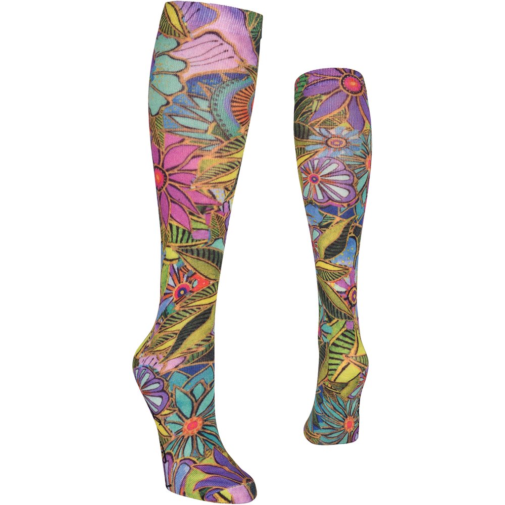 K. Bell Socks - Knee High Socks - All Over Floral - Walmart.com ...